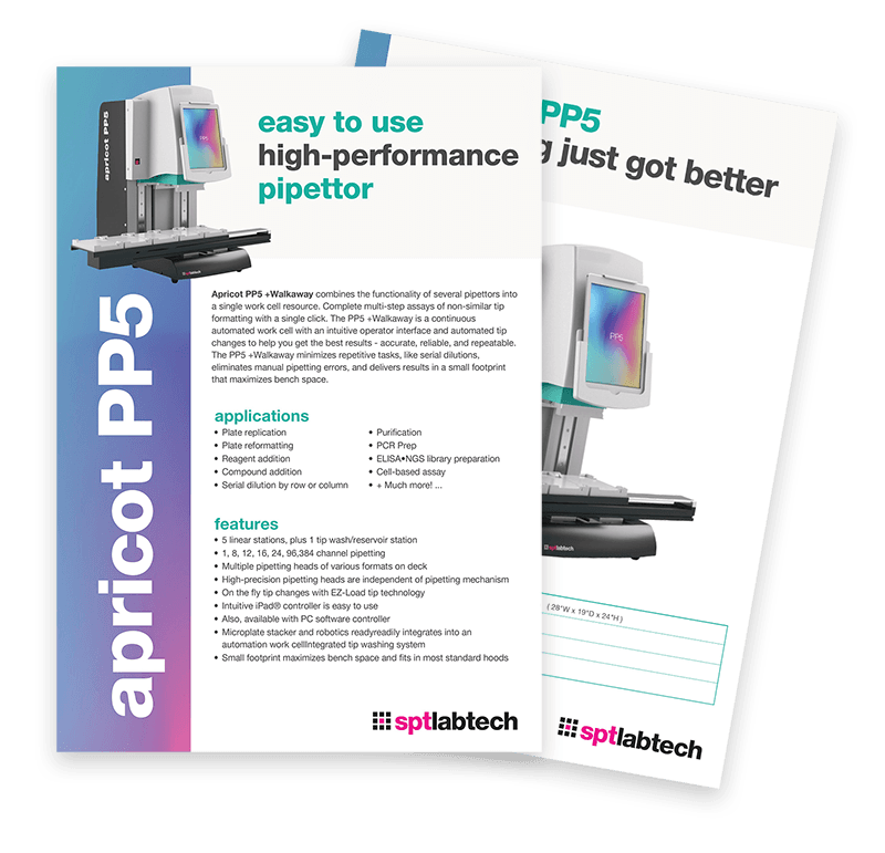 apricot PP5 | SPT Labtech